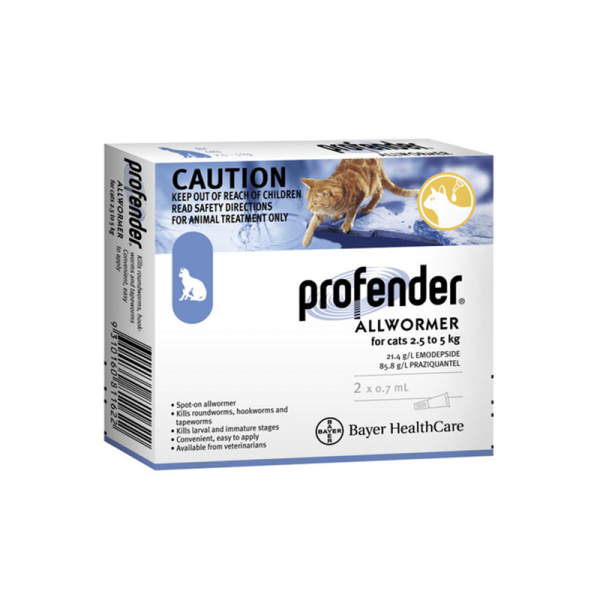 Profender 2.5 - 5 kg Individual - Concord Vet Hospital